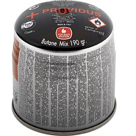 Gas Cartridge Butane Propane Drilling Gr 190 + Safety Valve