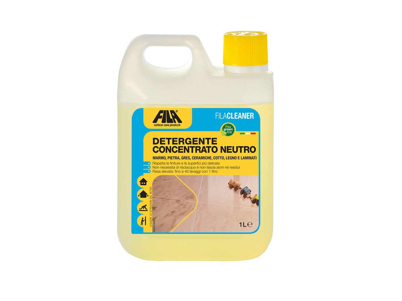 FILA CLEANER DETERGENTE CONCENTRATO UNIVERSALE DELICATO PER PAVIMENTO