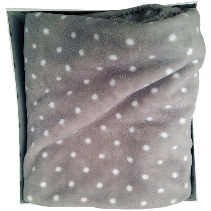 INDOOR CLOUD PLAID GIFT BOX PLEID